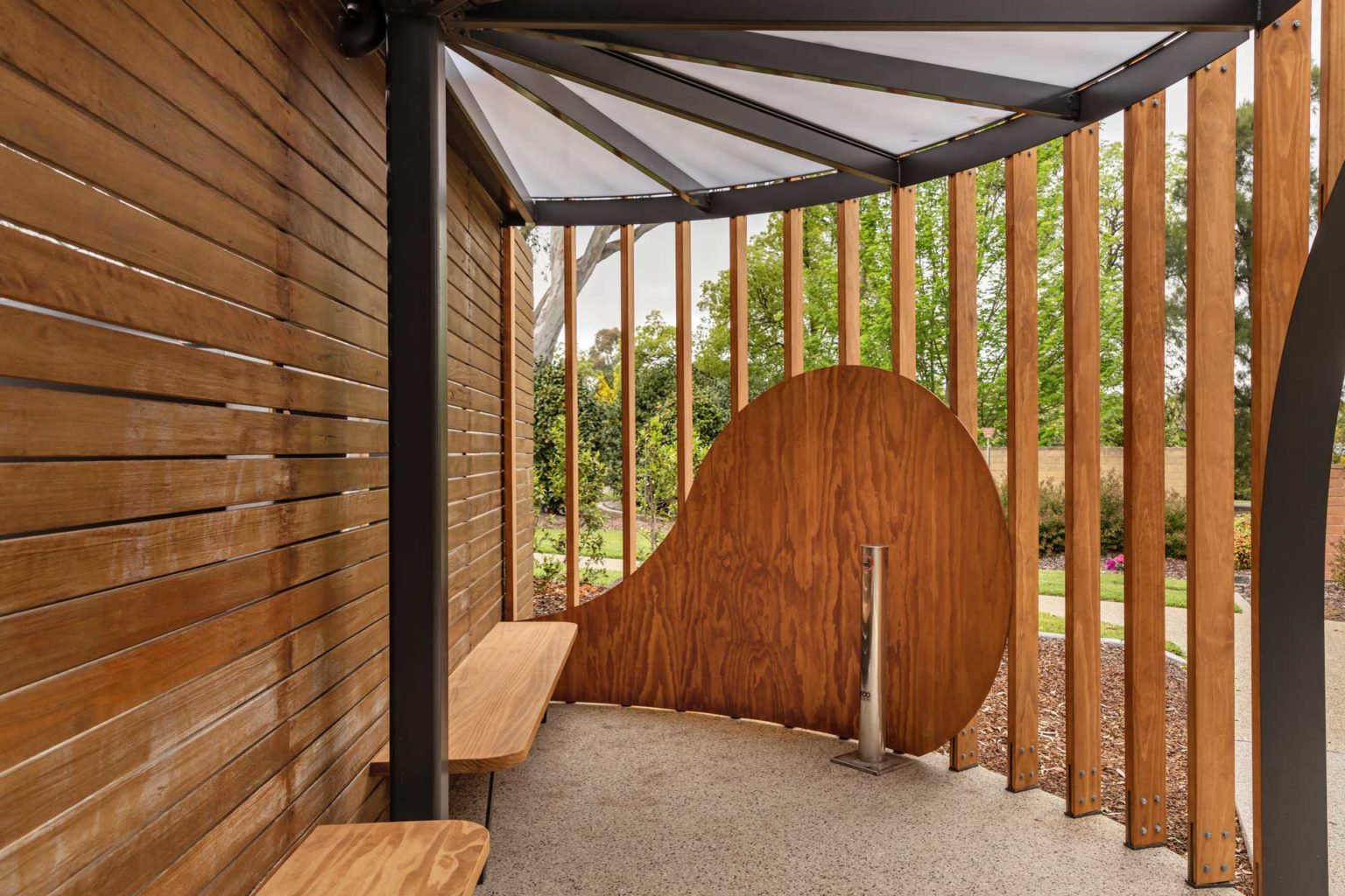 Springvale Cemetery Smoker's Shelters - Harris HMC